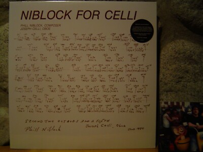 PHILL NIBLOCK Niblock For CellI/Celli Plays Niblock LP/1984/Joseph ...