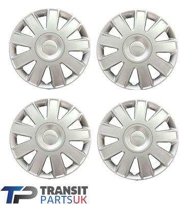 Ford Transit Connect 15" Wheel Trims 2009 - 2014 Set Of 4 Hub Cap Cover ...