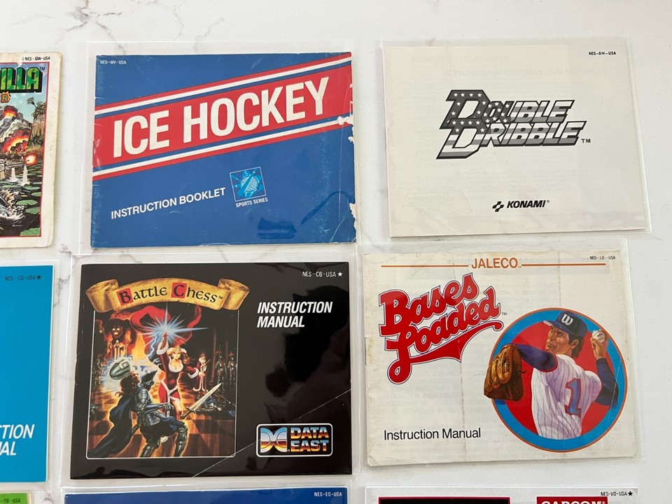 Lot Of 14 Nintendo NES Instruction Manuals Gradius, Excitebike, Fester ...