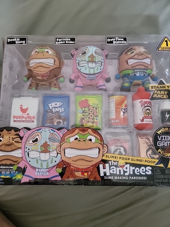 The Hangrees Slime Making Parodies Set Series 1 Worlds Poopiest Video ...