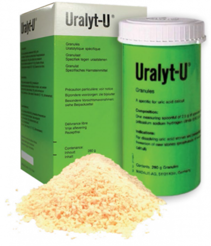 2 x granules URALYT-U 280 grammes pour dissoudre les calculs d'acide ...