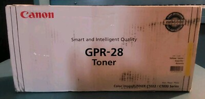 Genuine Canon GPR-28 Yellow Toner 1658B004[BA] Imagerunner C1022 Series ...