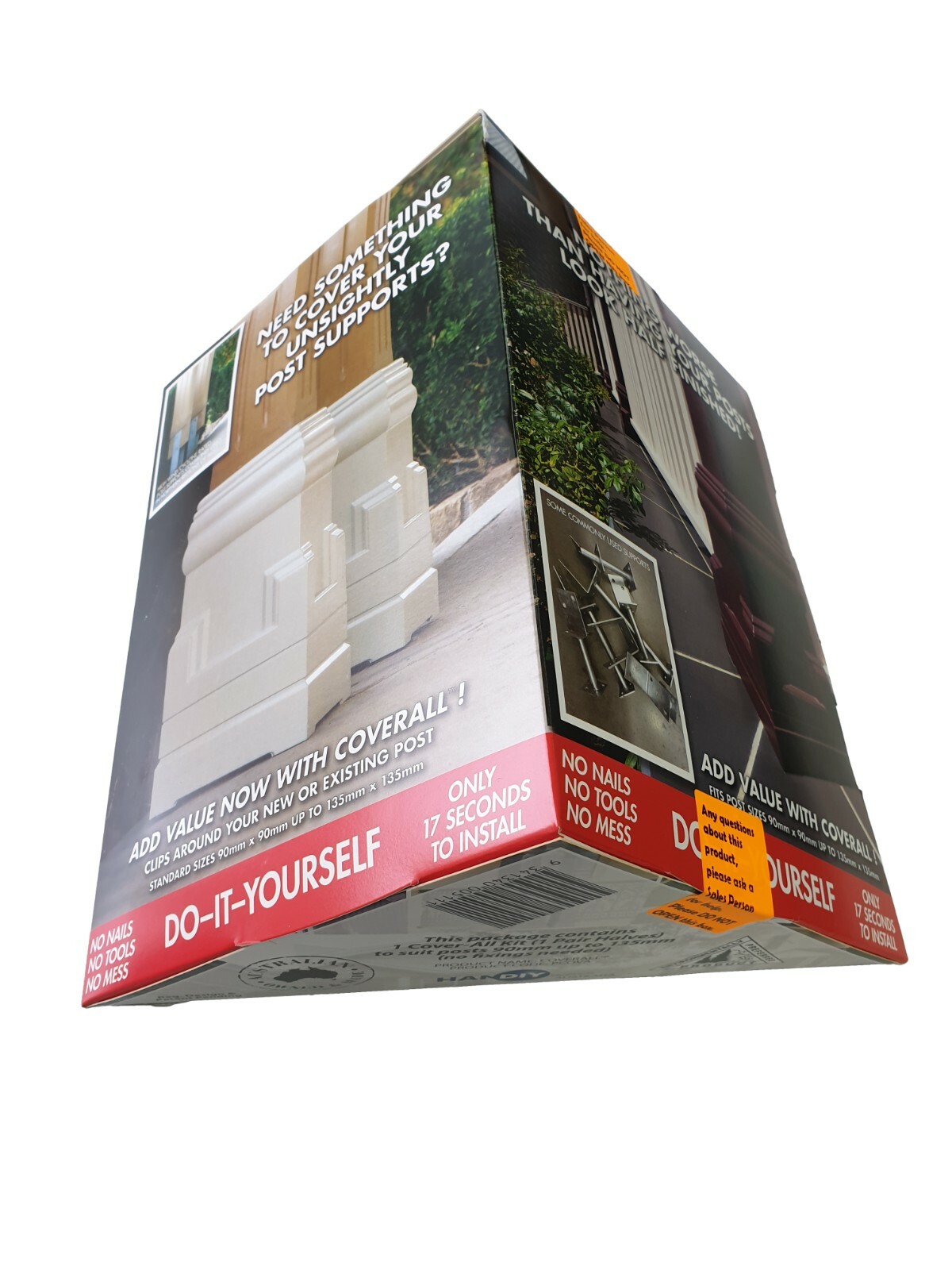 Fedtrim Cover All Federation Heritage Plastic Verandah Post Coverall ...