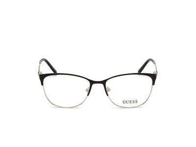 GUESS GU2583 Matte Black 002 Metal Optical Eyeglasses Frame 53-17-135 ...