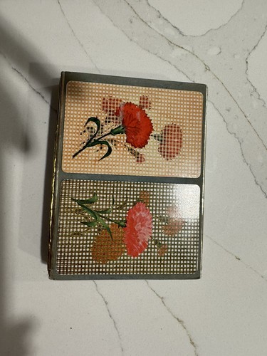Vintage Floral Logo Congress Bridge Playing Cards Set of 2 Decks | eBay