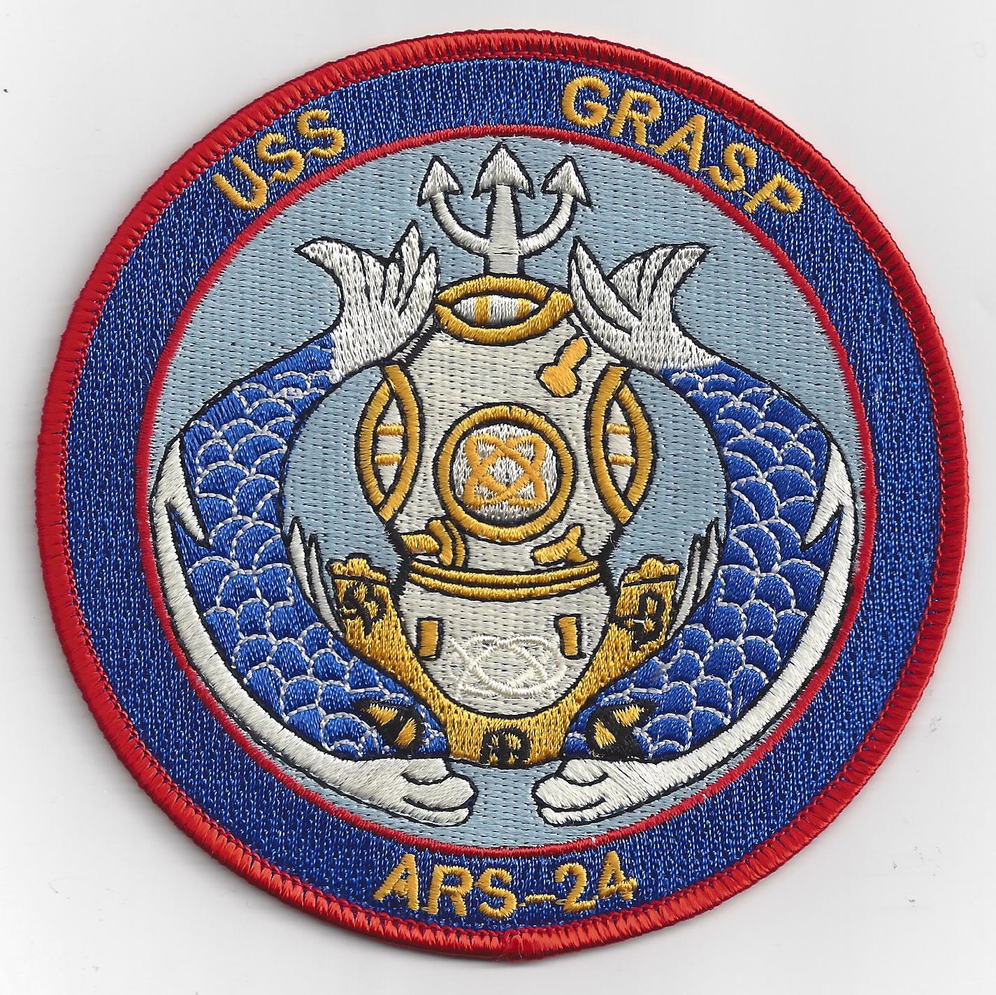 USS Grasp ARS 24 Patch - Cat No. C7235 | eBay