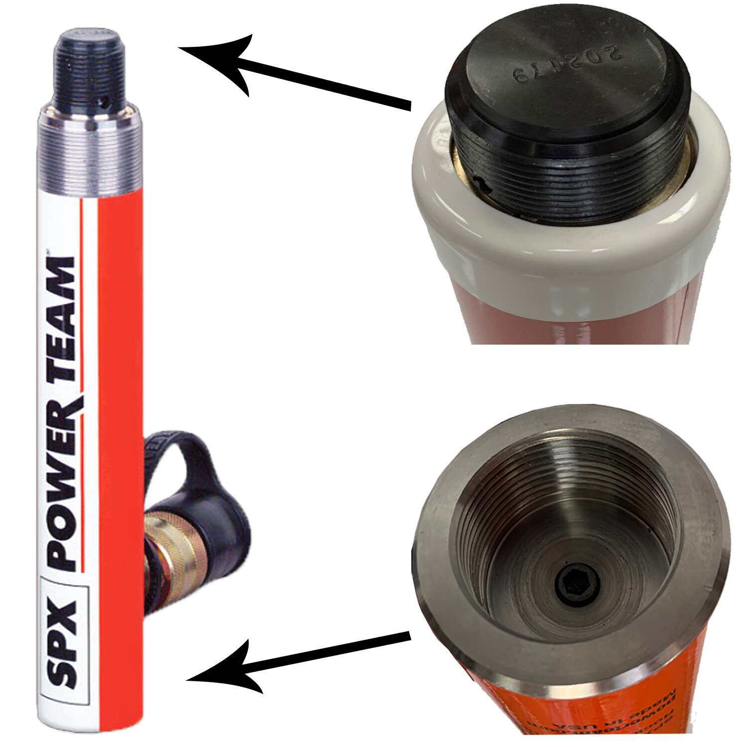 SPX Power Team C1010C Single Acting General Purpose Cylinder， 10 Ton ...