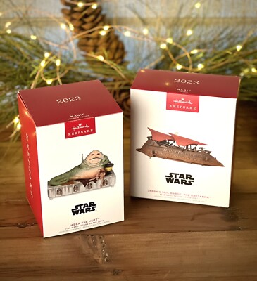 Star Wars Hallmark Keepsake Ornament Jabba the Hutt & Jabba's Sail ...