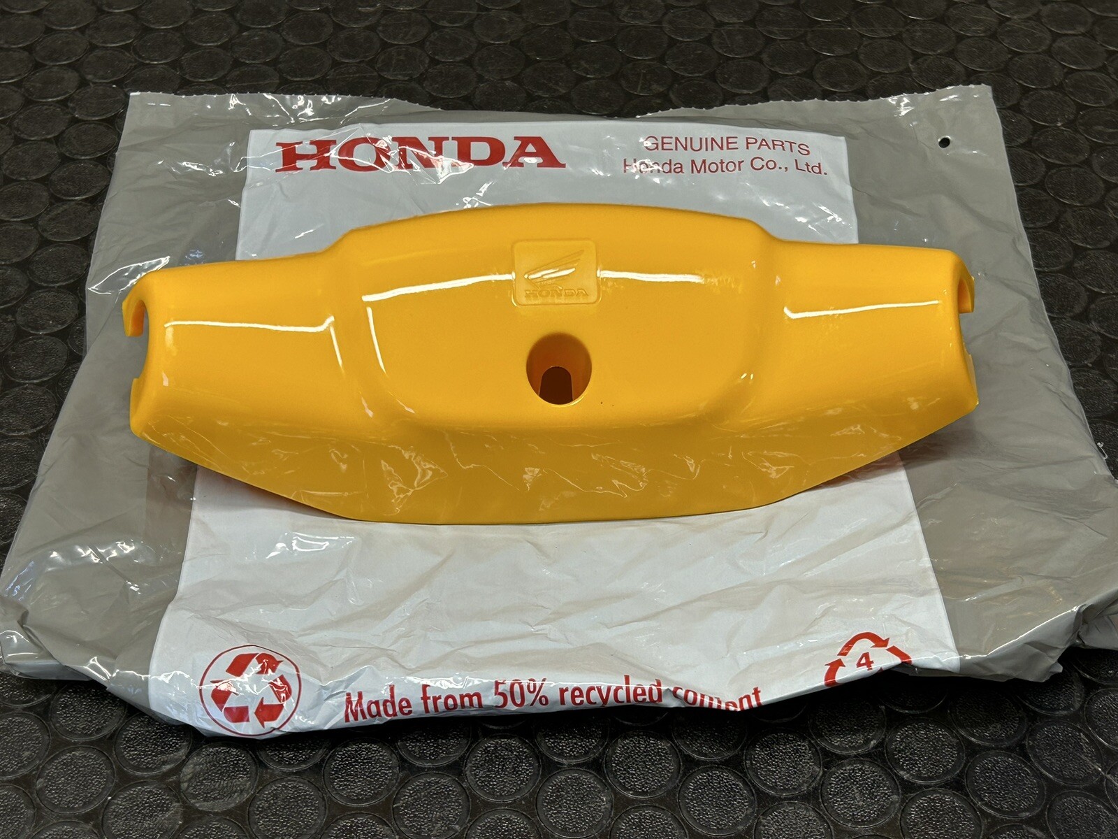 1999-2007 Honda 400EX OEM Dash Handlebar Cover Yellow Plastic ...