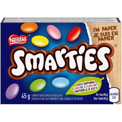 10 x SMARTIES Candy Coated Chocolate Canadian 45g FRESH FROM CANADA | eBay
