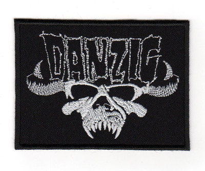 Danzig Skull Embroidered Sew-on Patch | American Heavy Metal Music Band ...