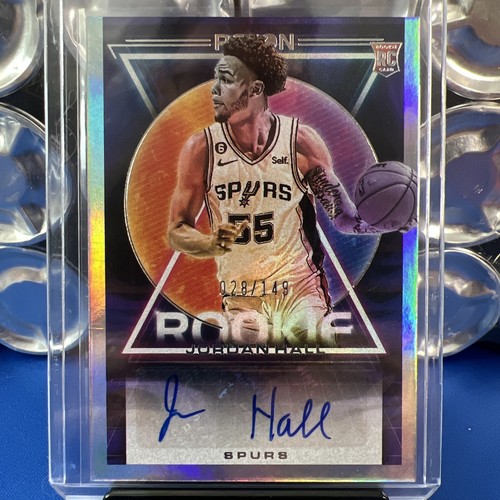 Jordan Hall San Antonio Spurs NBA Panini Recon Card Rookie Auto 28 /149 ...