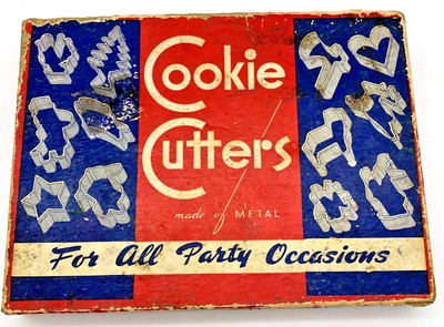 Vintage MC metal Cookie Cutters For All Party Occasions 12pc set in ...