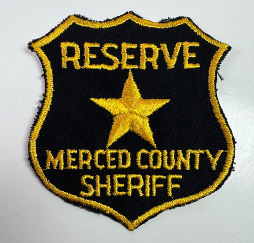Merced County Sheriff Reserve California CA Patch CC6 | eBay