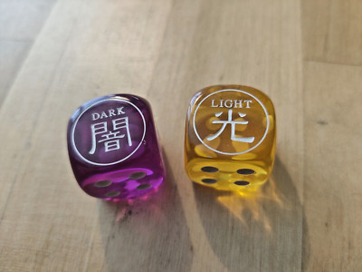 YuGiOh Konami Championship Dice Darkness and Light Attribute English ...