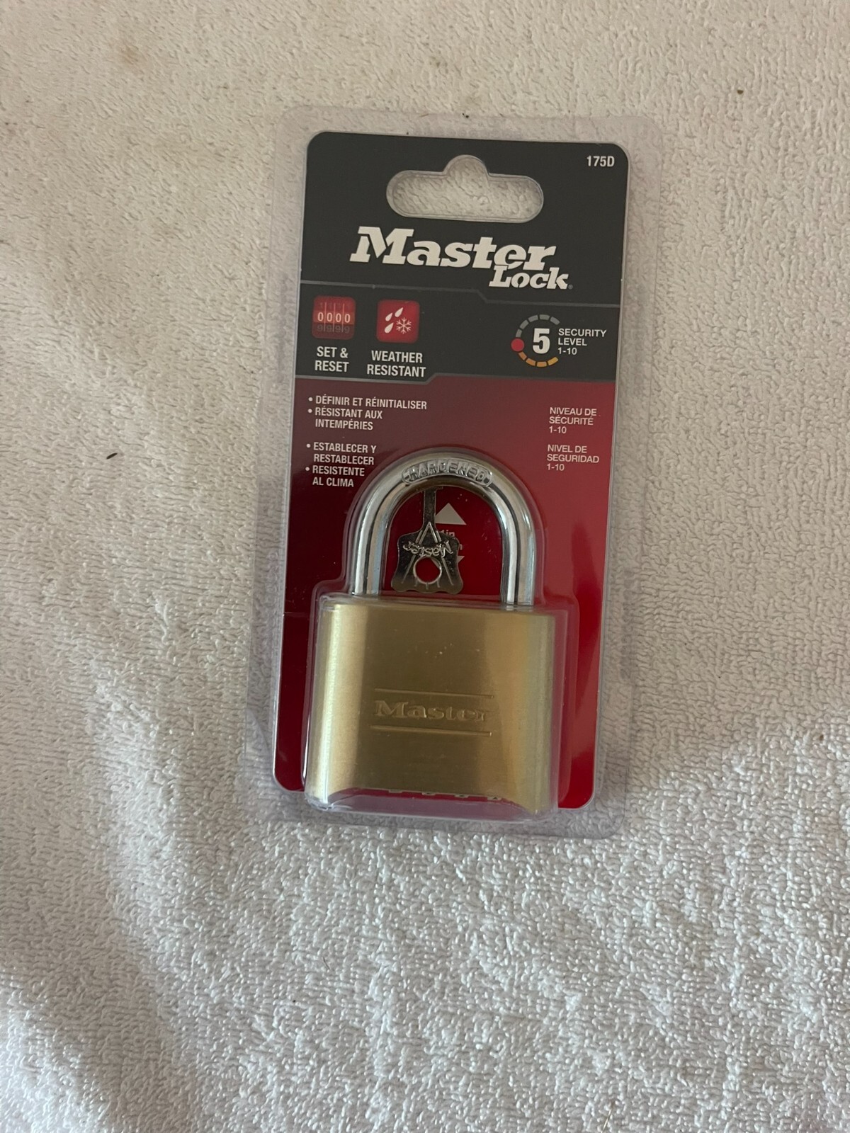 Master Lock 175D Combination Padlock 642125295550| eBay