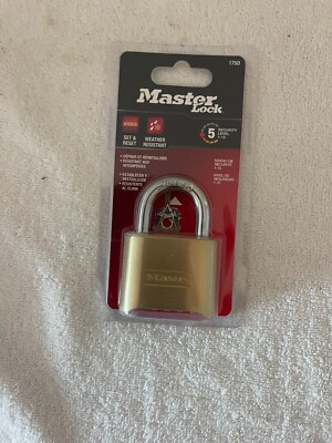 Master Lock 175D Combination Padlock 642125295550| eBay