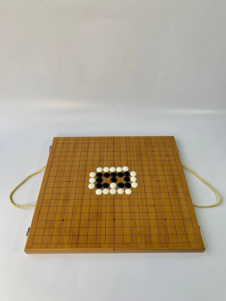 Wooden Go Board Set for Discerning Players, Chinese Board Game, Full ...