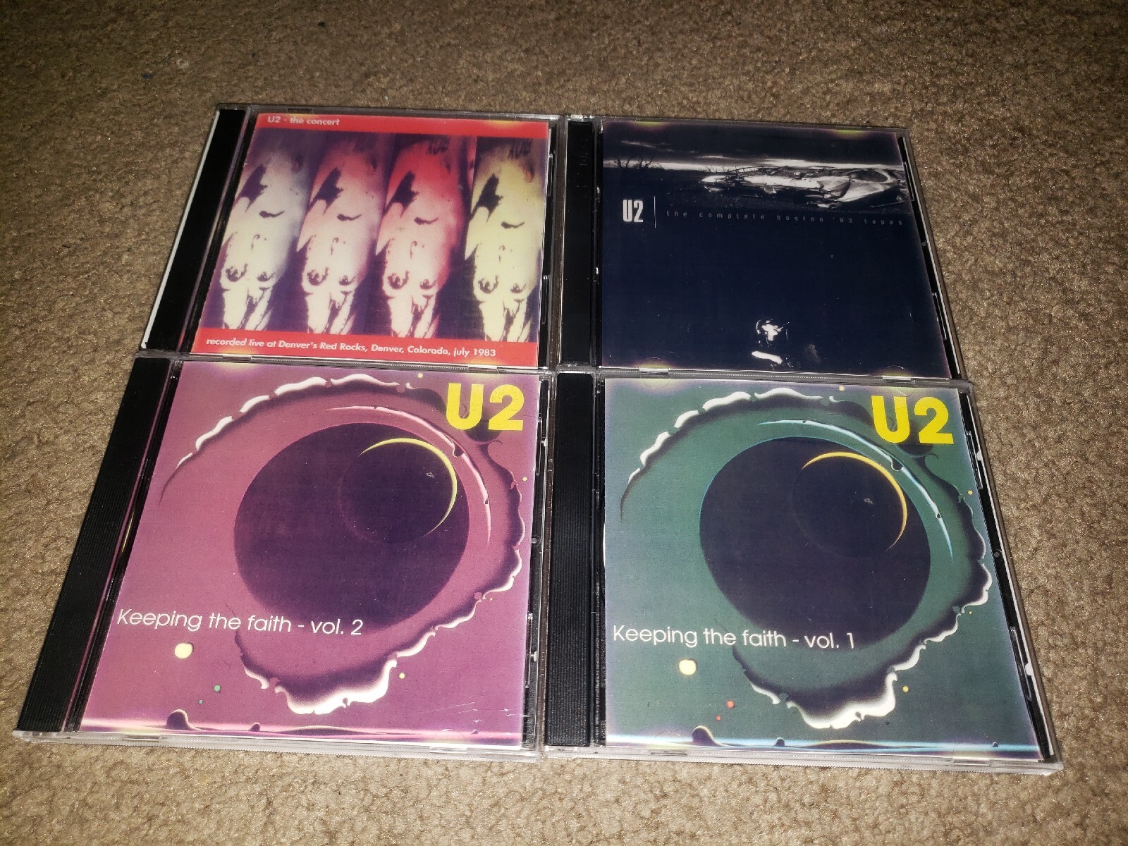 U2 Bono 6 x CD Lot Stockholm 1985 Red Rocks 1983 Boston 1983 | eBay