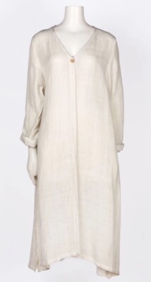 NWT Dolman Ivory Linen Duster One Size | eBay