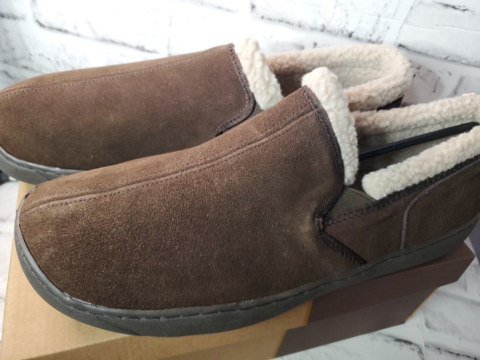 HideAways by LB Evans Roderic Chocolate Mens Slippers HA2002-202 13 EEE ...