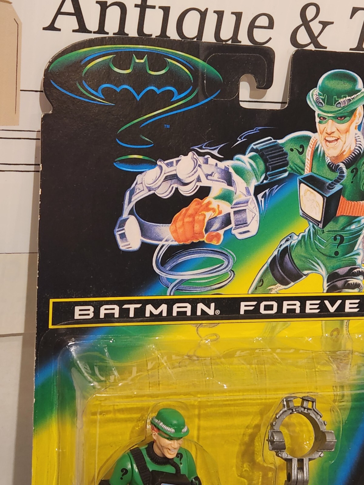Kenner Jim Carrey As the Riddler with Trapping Brain-Drain Helmet ...