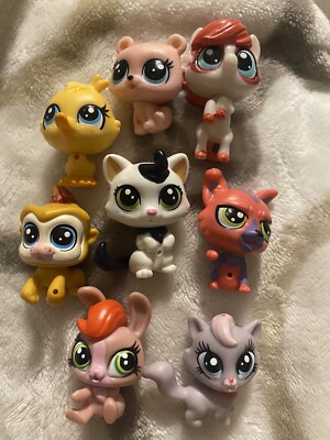 mini 2” Lot of 8 Littlest Pet Shop Animals - Smoke Free | eBay