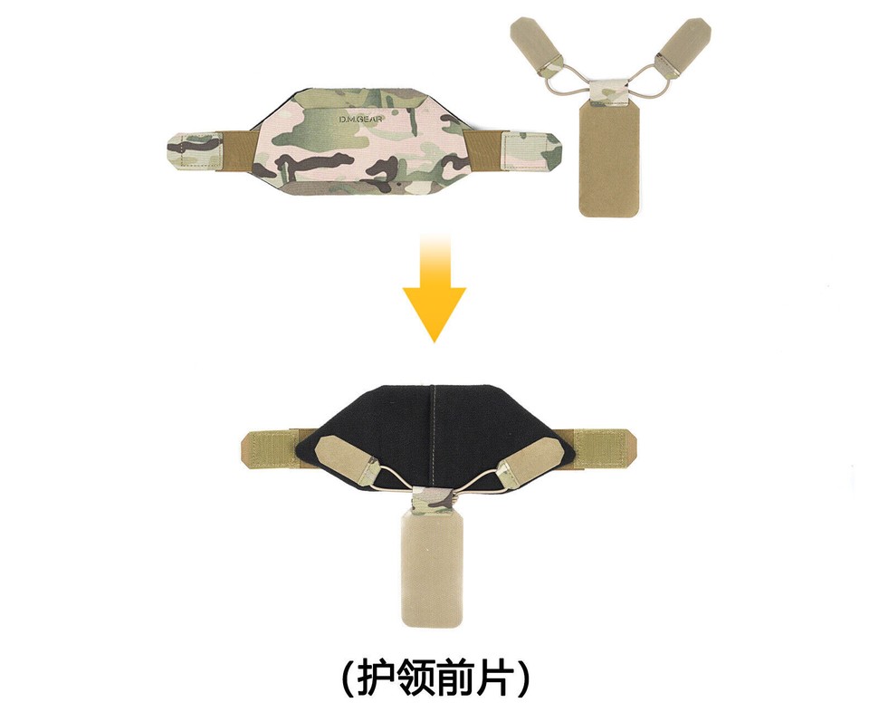 Tactical Vest Universal Collar 2.0 Neck Protector Armor Compatible with ...
