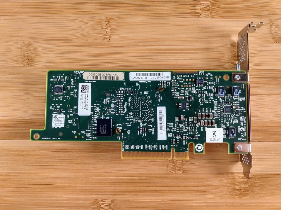 Dell GTP9G LSI 9217-8i 6Gbps SAS PCIe 3.0 HBA P20 IT Mode ZFS TrueNAS ...