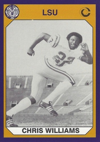 1990 Collegiate Collection LSU Tigers #88 Chris Williams | eBay