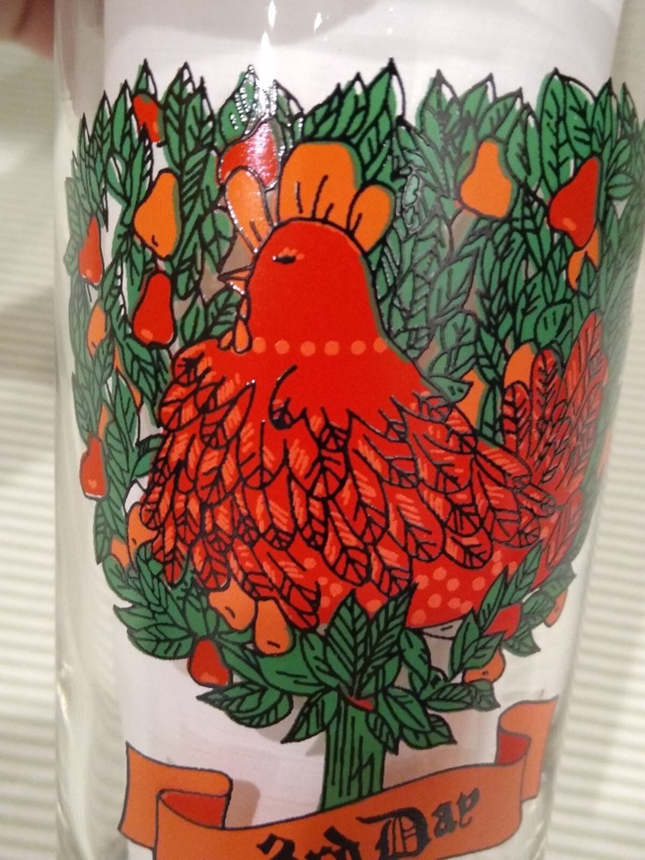 12 Days of Christmas Drinking Glass 12-Ounce Beverage Indiana Glass 3rd ...