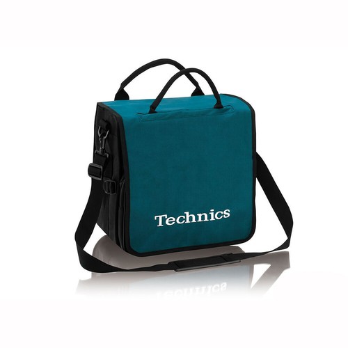 Technics DJ Record Bag Ruck Sack 50 vinyl LP Turquoise / White Logo | eBay