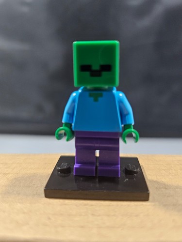 LEGO Minifigure MIN010 - Minecraft Zombie - Dark Purple Legs | eBay