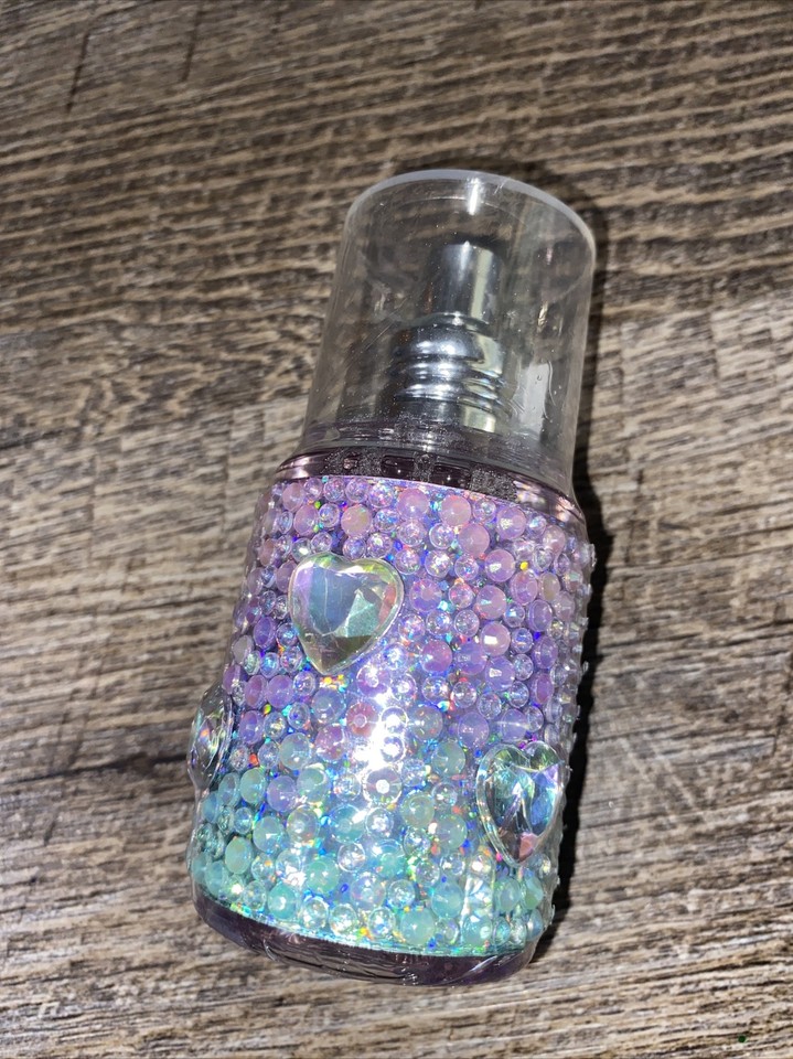 Claire’s Vanilla Scented Pink Blue Rhinestone Heart Bling Body Spray | eBay