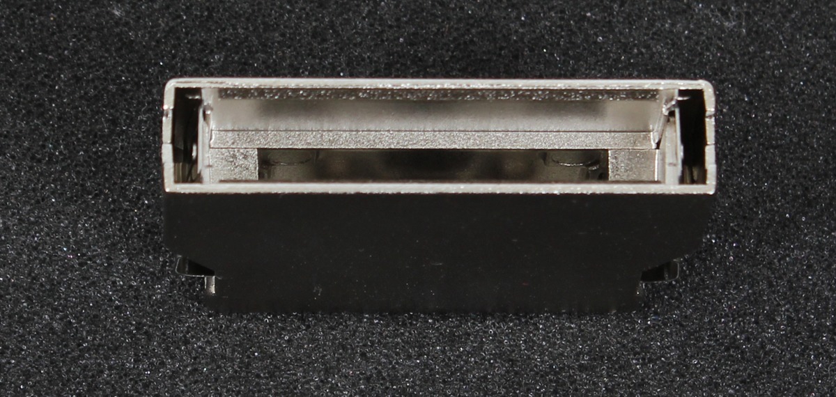 Lot of 4 D-SUB 50P Metal Shielded Straight Backshell Kit for Mini D ...