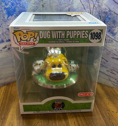 DUG DAYS Funko POP Deluxe 1098 Disney Pixar DUG WITH PUPPIES Figure ...