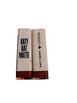 Covergirl Lipstick Katy Kat Matte Lipstick KP05 Crimson Kat 2pk ( READ ...