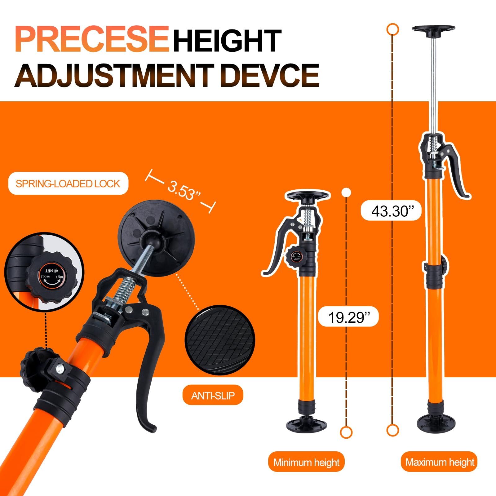 Cabinet Jack for Installing Cabinet Support Rod 3rd Hand Support System ...