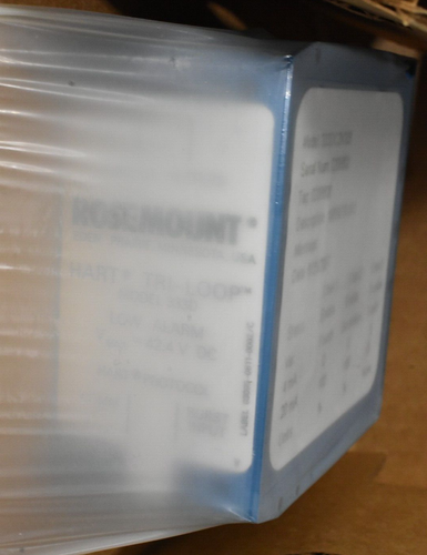Rosemount Fisher Emerson 333D HART Tri-Loop Signal Converter 333DC2N306 ...