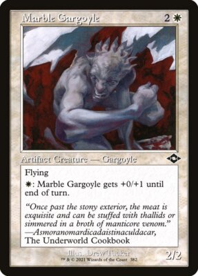 MTG Magic the Gathering Marble Gargoyle (382/765) Modern Horizons 2 LP ...