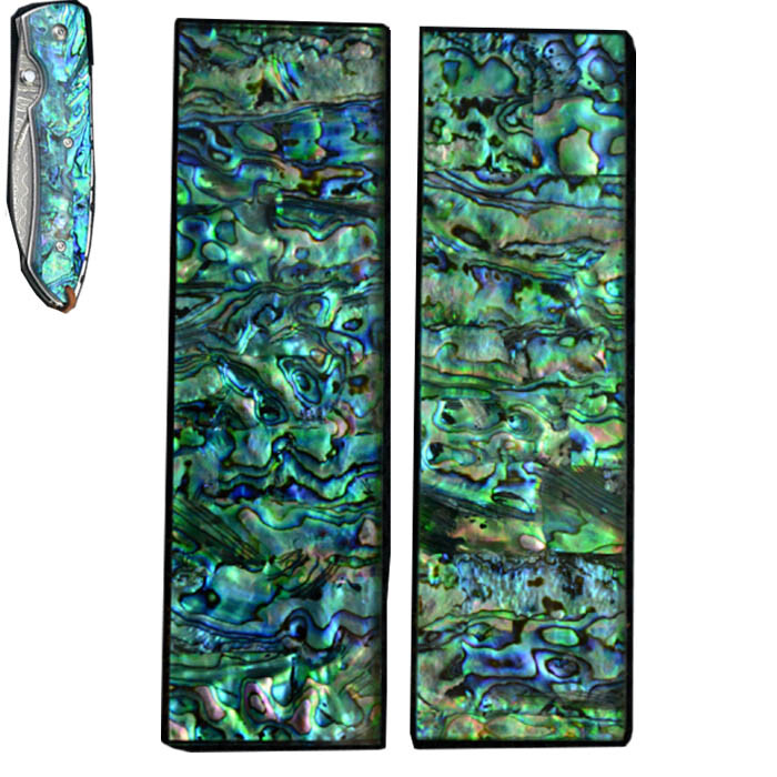 Abalone Shell Knife Handle Acrylic Scale Slabs Material Making Knives ...