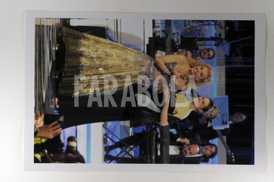 Vintage Press Photo TV Award Regia Awesome Milly Carlucci Paola Chandur ...