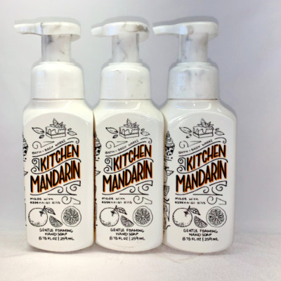 3 Kitchen Mandarin Gentle Foaming Hand Soap Bath & Body Works 8.75 | eBay