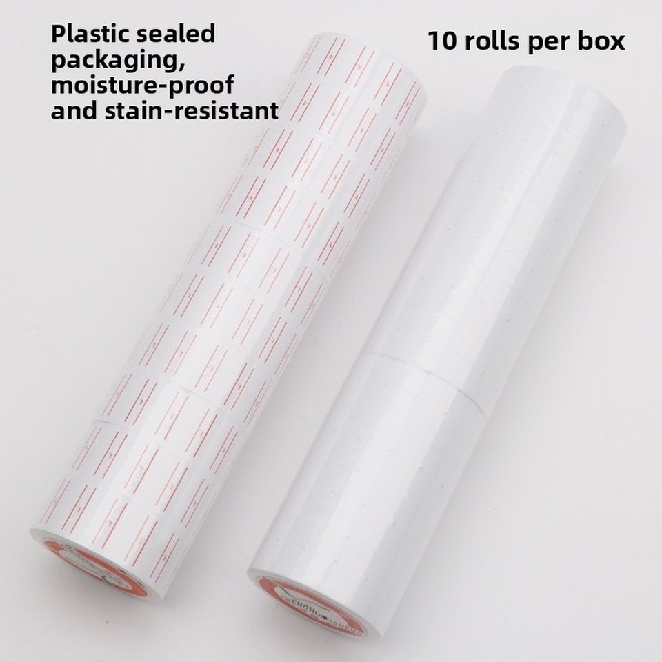 Label Paper Compatible With MX5500 Single Row Price Tag Machines 30 ...