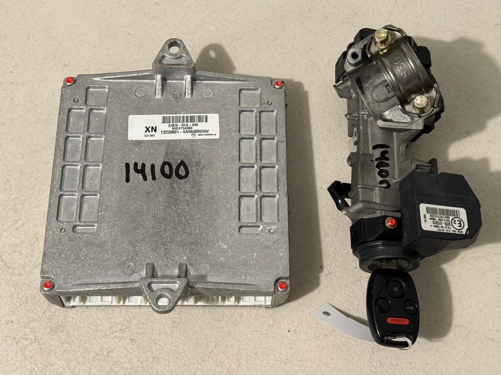 2005 Honda Accord V6 AT 3.0L Engine Computer Module ECU PCM 37820-RCA ...