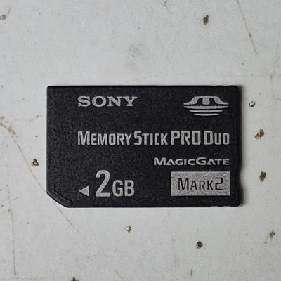 Genuine SONY 2GB Sony PSP Memory Stick Pro Duo Mark 2 Memory Card ...