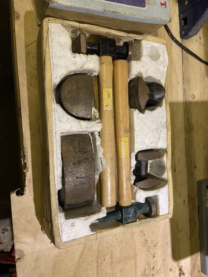 Clarke Auto Body Panel Beating Hammers Kit - 7pc Hickory Shafted | eBay UK