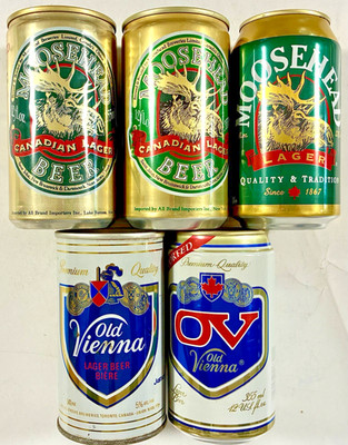 Moosehead choice or Old Vienna Canadian Beer Can 12oz steel/alu empty ...