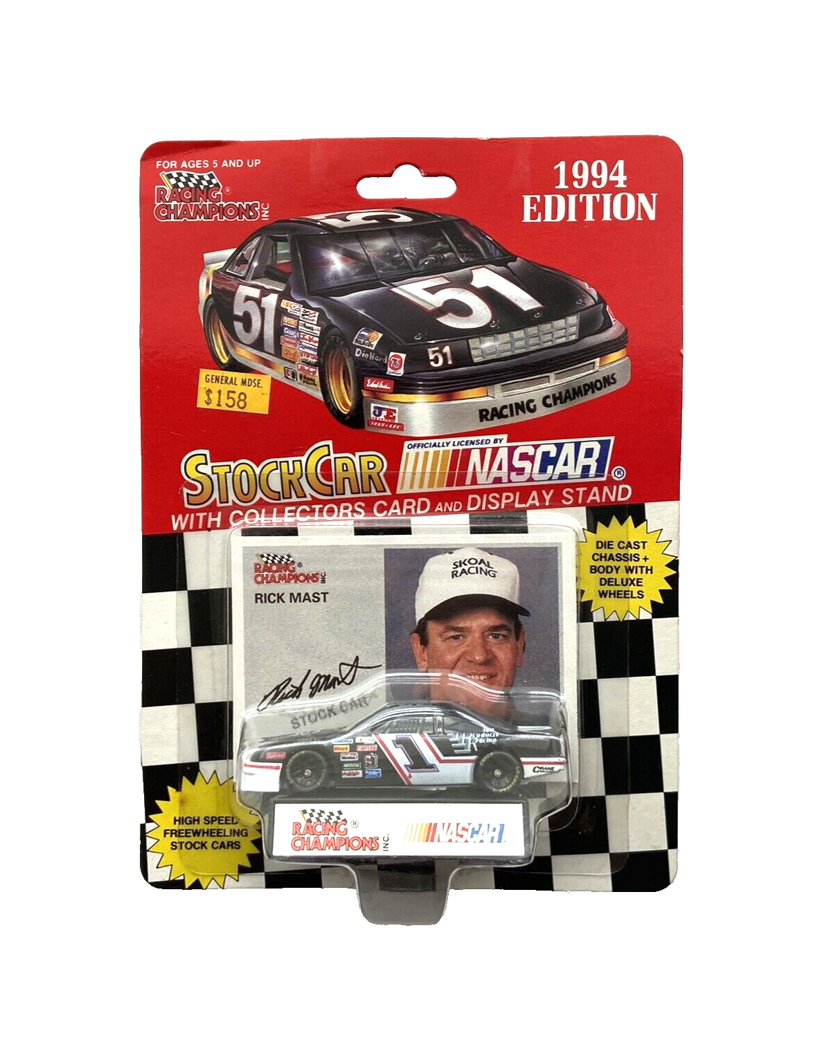 1994 Racing Champions | Rick Mast #1 Precision Products 1:64 Diecast ...