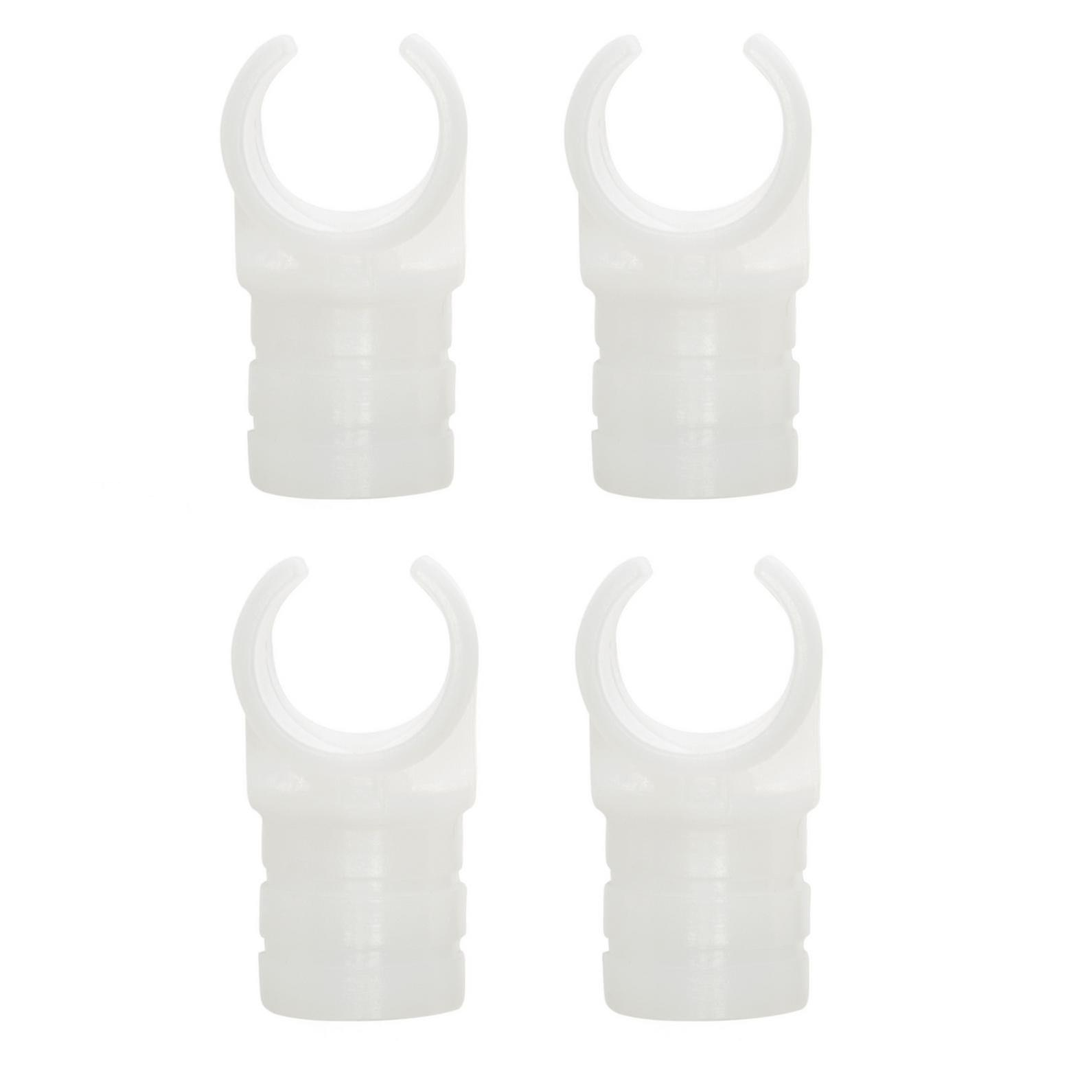 X4 Awning POLE C Clips 23mm - White Nylon - 109124 | eBay UK